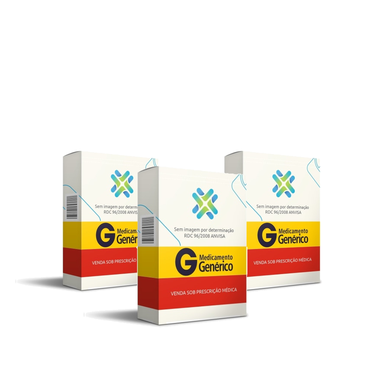 3 Unidades Losartana Potassica + Hidroclorotiazida 100mg + 25mg 30 ...